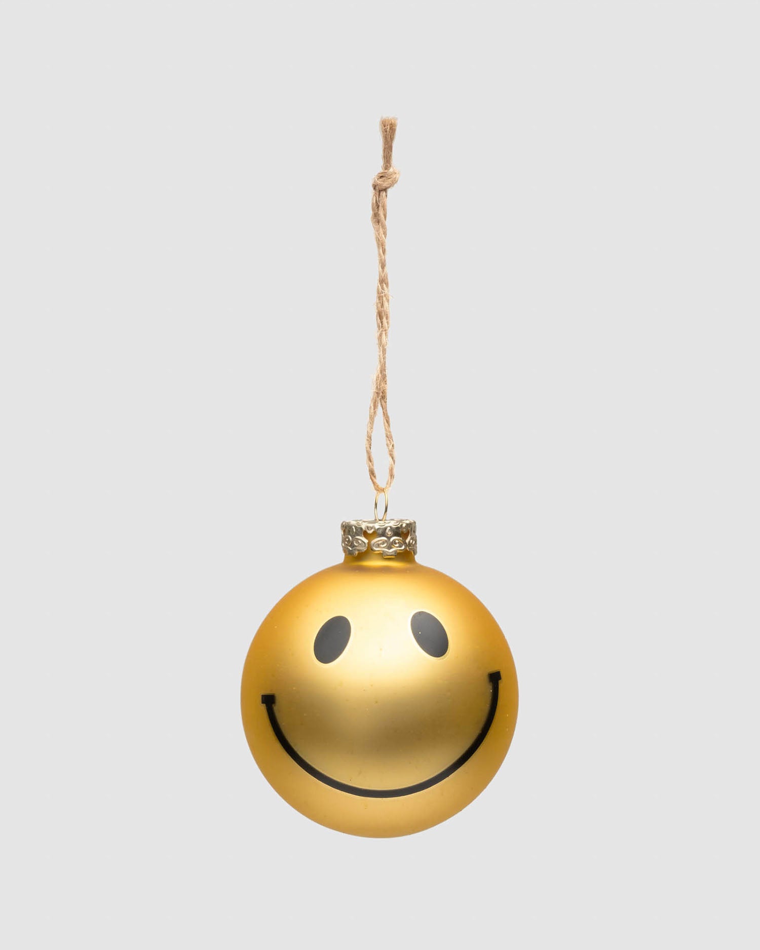 Yellow Smiley Face Ornament – West of Camden