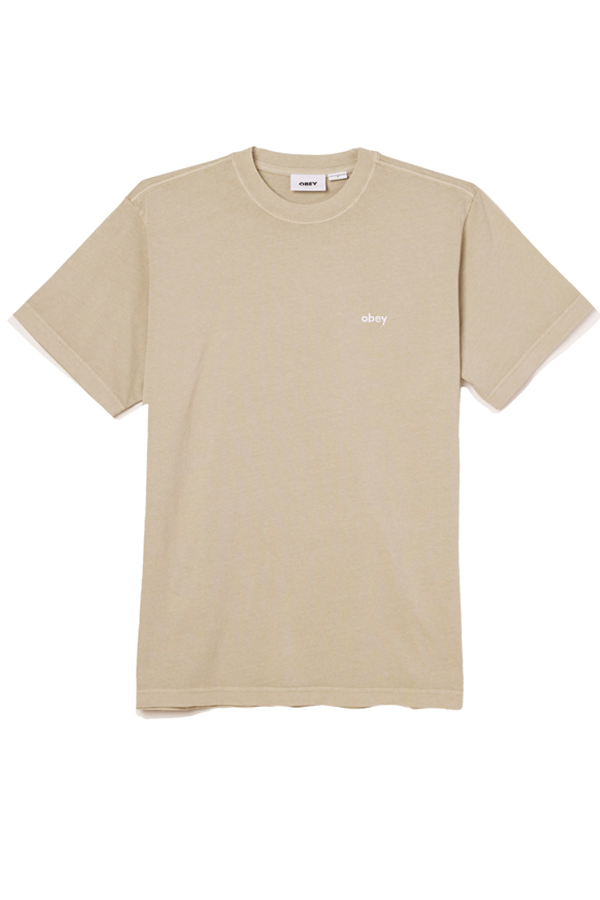 Obey Clothing Men’s Lowercase Pigment Tee | Pigment Abbey Stone