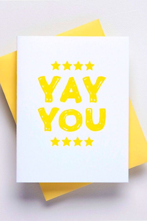 Richie Designs Yay You Congratulation Card